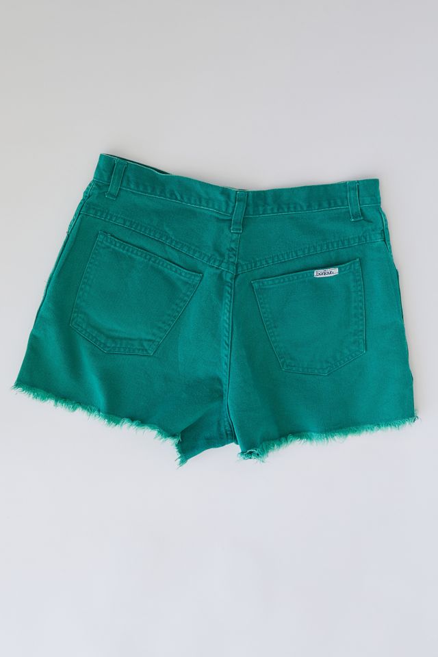 Vintage Frayed Green Denim Short | Urban Outfitters Canada