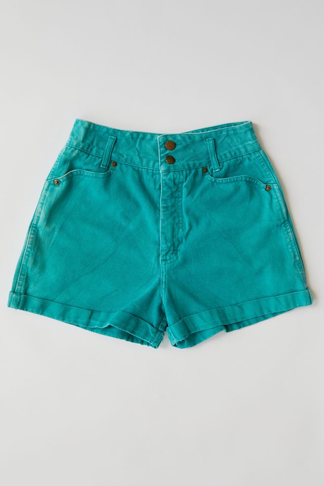 Vintage Teal Denim Short | Urban Outfitters Canada