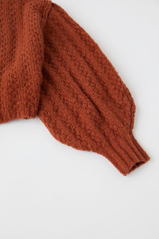 Out From Under Adeline Mock Neck Cropped Sweater | Urban Outfitters