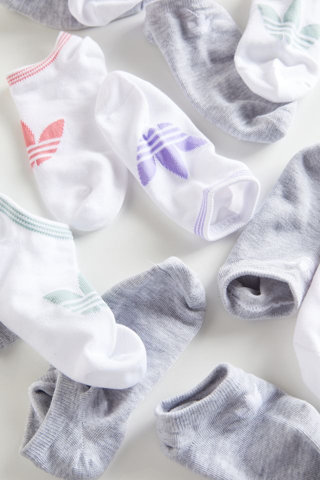 adidas Trefoil Superlite No-Show Sock 6-Pack | Urban Outfitters