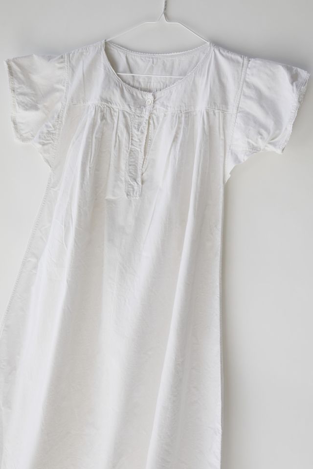 Vintage Ruched Linen Dress | Urban Outfitters