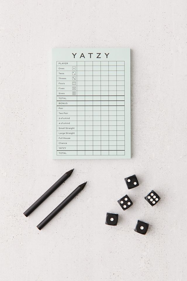 PRINTWORKS Yatzy Game Set | Urban Outfitters Canada