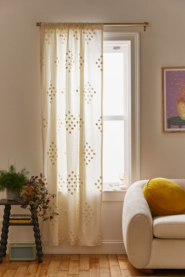 Geo Tufted Cotton Window Panel | Urban Outfitters Canada