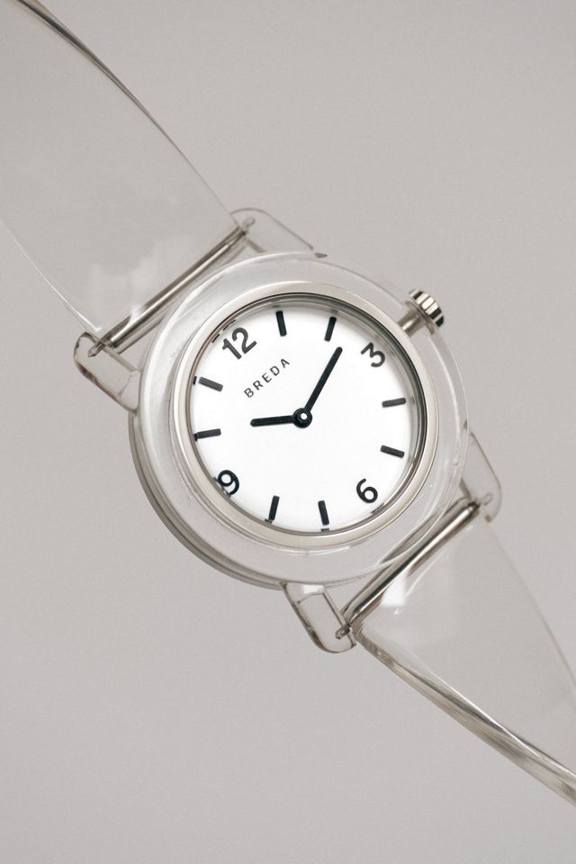 BREDA Unisex 'Play' Transparent Recycled Plastic Watch | Urban Outfitters
