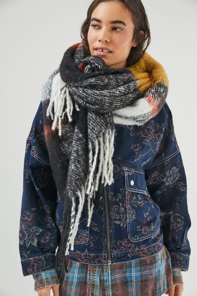 Paloma Plaid Scarf | Urban Outfitters Canada