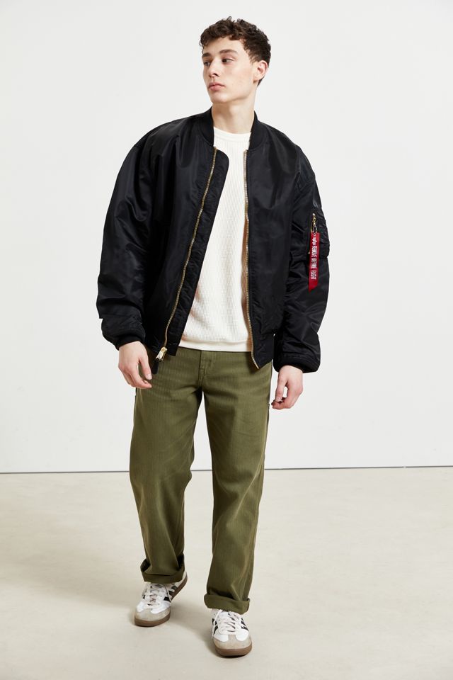 Alpha Industries Loose Flight Jacket | Urban Outfitters