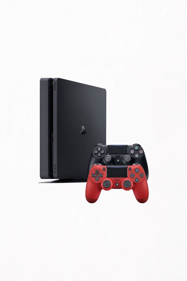 PlayStation 4 Slim 1TB Console And Magma Red Controller Bundle | Urban ...