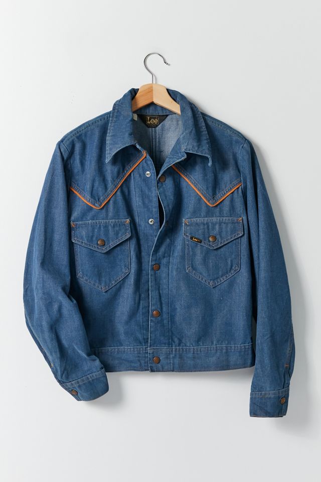 Vintage Lee Detailed Denim Jacket | Urban Outfitters Canada