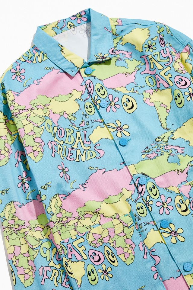 Lazy Oaf Going Global Chore Jacket | Urban Outfitters
