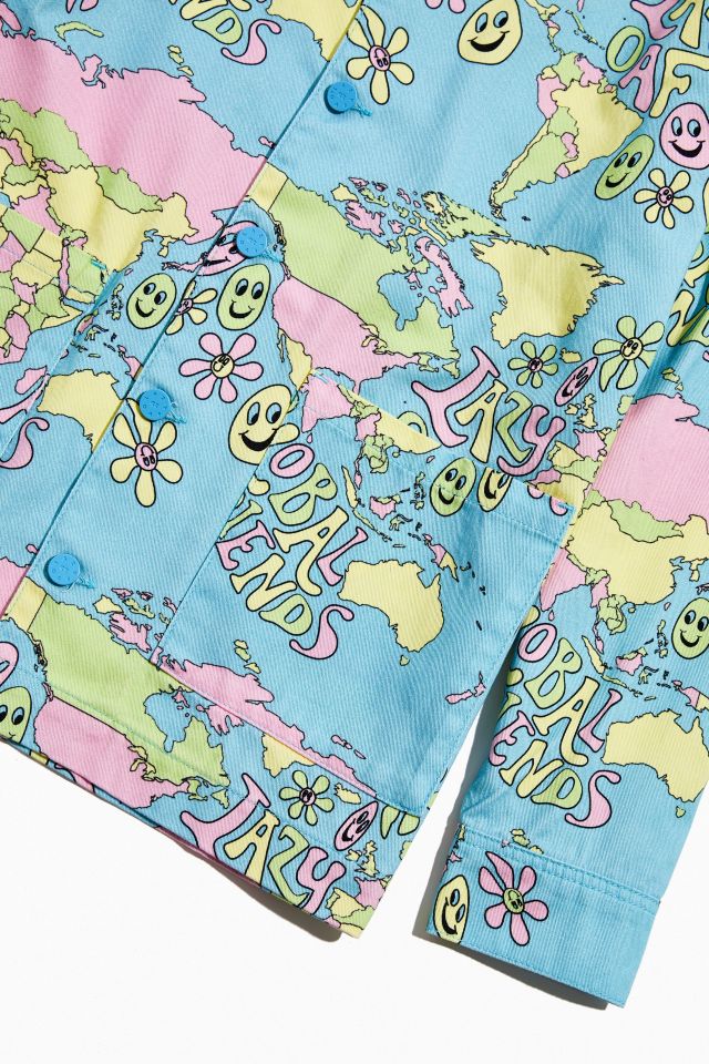 Lazy Oaf Going Global Chore Jacket | Urban Outfitters