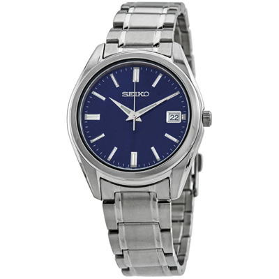 Seiko Classic Quartz Blue Dial Men's Watch SUR317P1 | Urban Outfitters