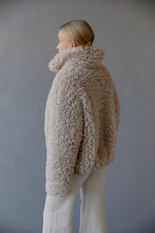 UO Riley Chunky Teddy Jacket | Urban Outfitters