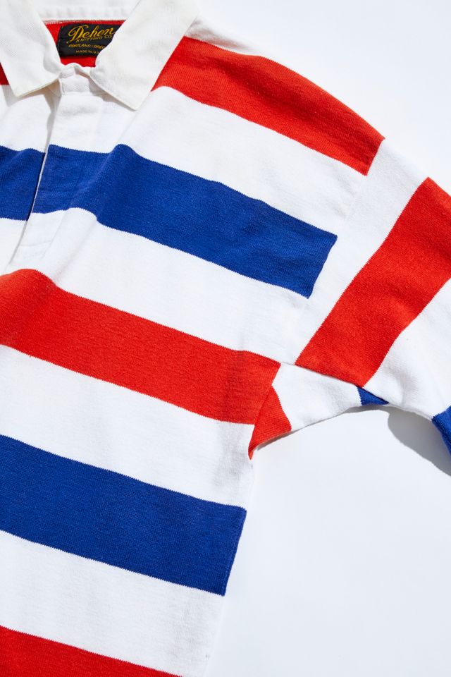 2nd Base Vintage Terry Cloth Rugby Shirt | Urban Outfitters