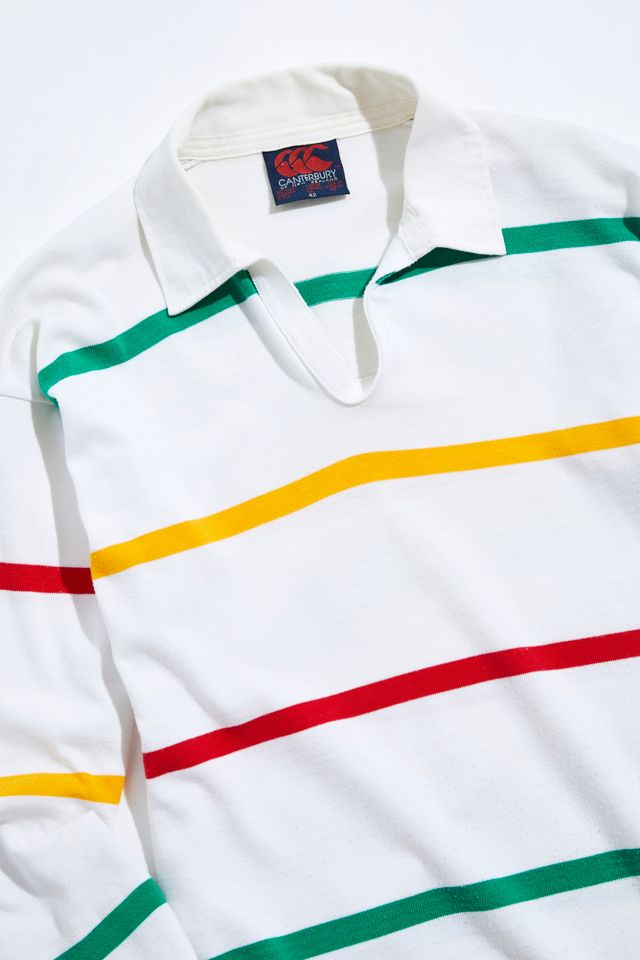 2nd Base Vintage V-Neck Rugby Shirt | Urban Outfitters