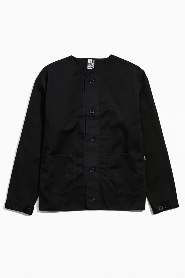 Chums Wood Collarless Jacket | Urban Outfitters