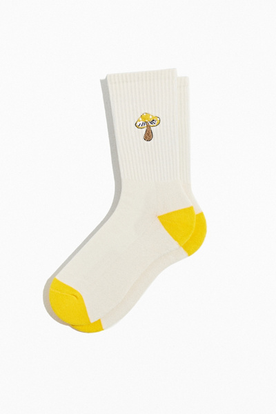 Mushroom Icon Crew Sock | Urban Outfitters