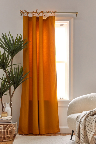 Palmer Linen Blend Room Darkening Window Panel | Urban Outfitters Canada