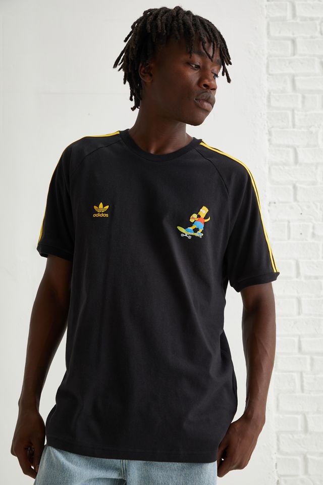 adidas X The Simpsons 3-Stripes Tee | Urban Outfitters