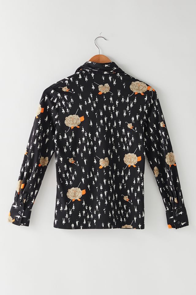 Vintage Silhouette Print Top | Urban Outfitters