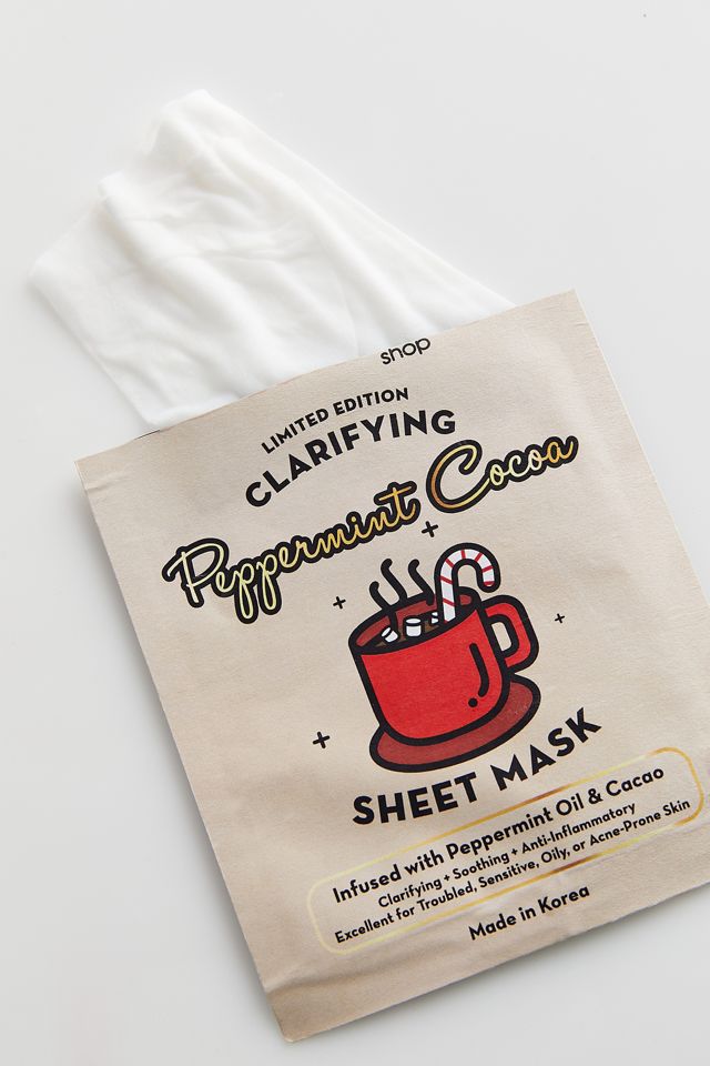 The Crème Shop Peppermint Cocoa Sheet Mask | Urban Outfitters