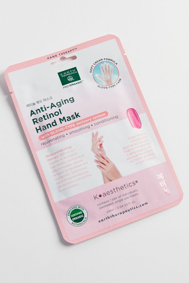 Earth Therapeutics Anti-Aging Retinol Hand Mask | Urban Outfitters