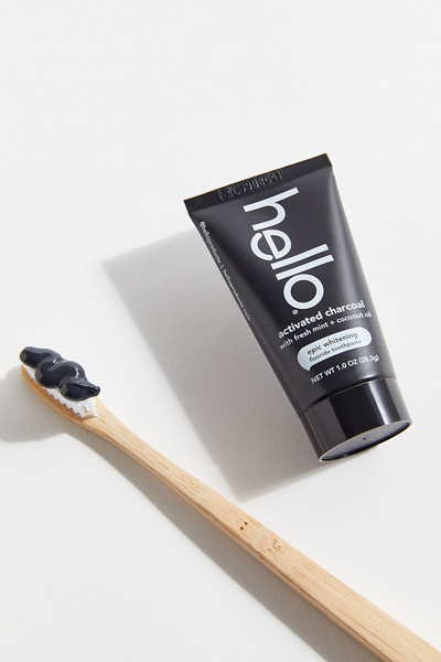 hello Activated Charcoal Fluoride Toothpaste | Urban Outfitters