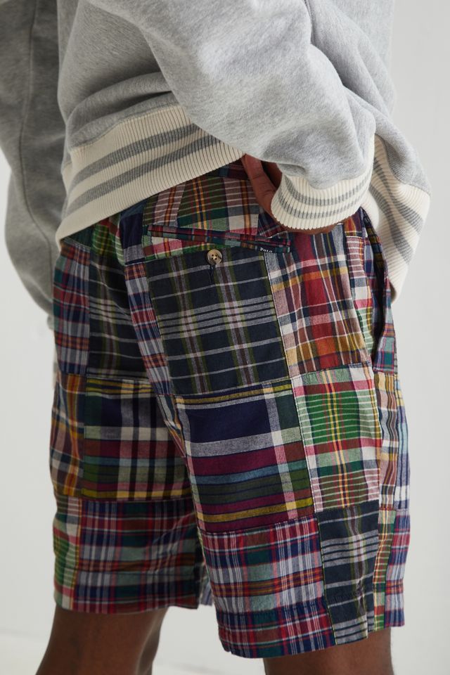 Polo Ralph Lauren Patchwork Madras Club Short | Urban Outfitters