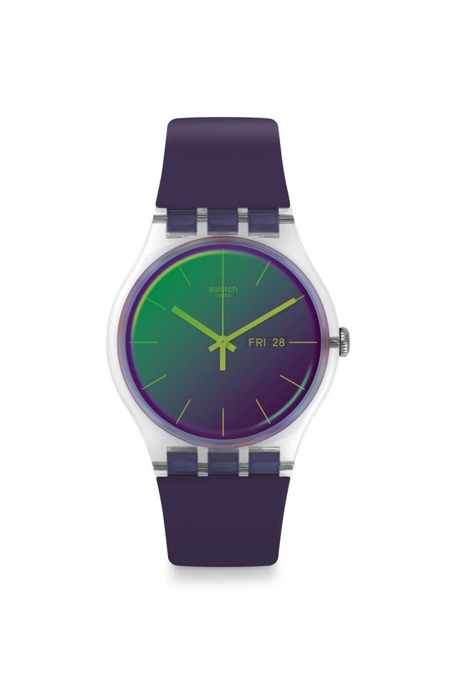 Swatch Polapurple Watch | Urban Outfitters