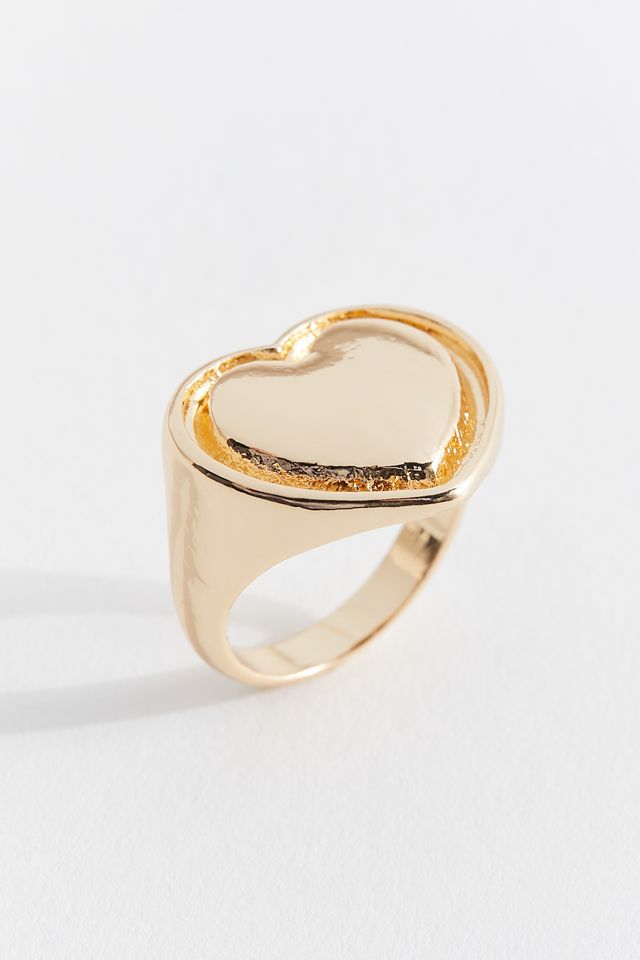 Heart Statement Ring | Urban Outfitters