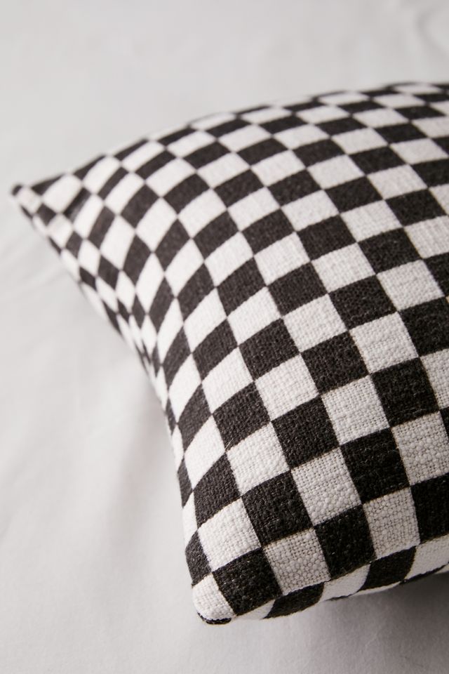 Checkerboard Cotton Throw Pillow | Urban Outfitters