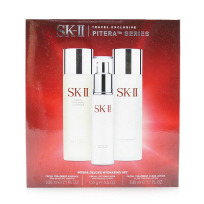 SK II Pitera Deluxe Hydrating 3-Pieces Set: Facial Treatment Essence 230ml + Facial Lift ...
