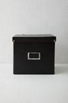 Vinyl Lidded Storage Box | Urban Outfitters