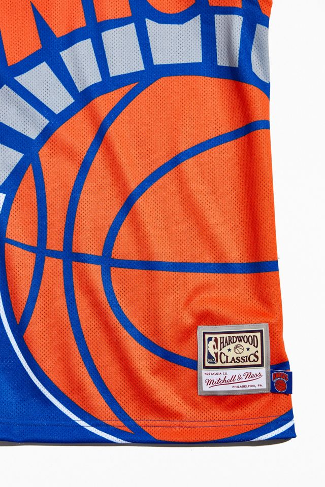 Mitchell & Ness New York Knicks Oversized Logo Jersey Tank Top | Urban ...