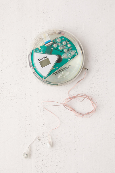 Clear Tech Retro CD Player | Urban Outfitters