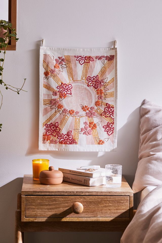 Zuzu Floral Embroidered Tapestry | Urban Outfitters