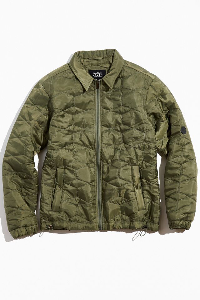 Native Youth Padded Coach Jacket | Urban Outfitters