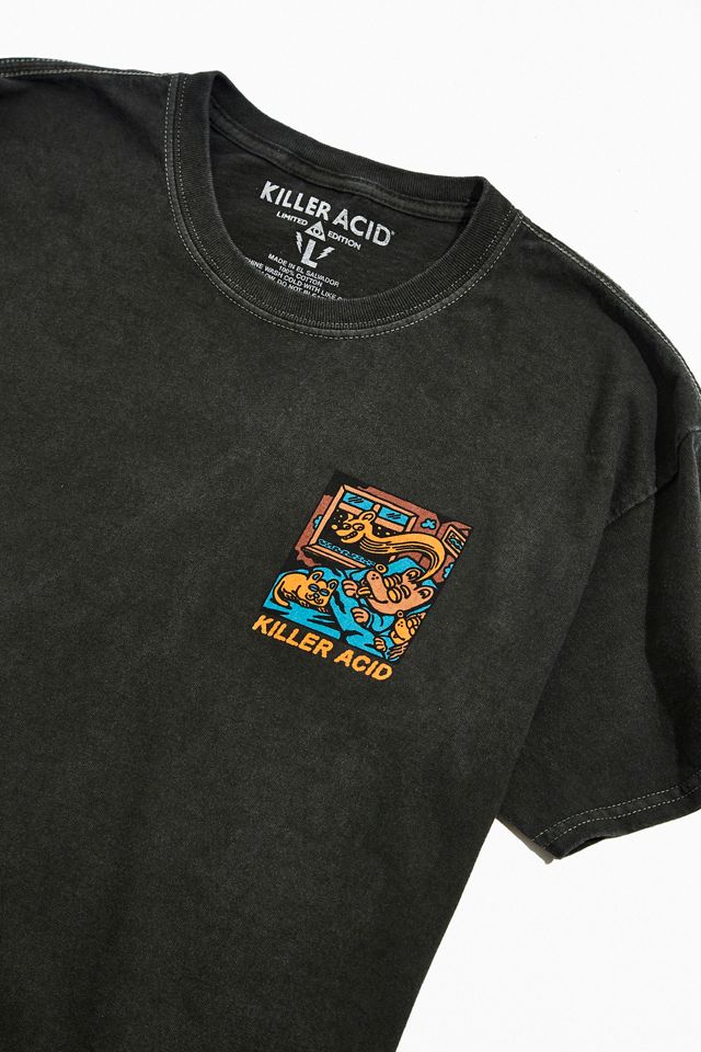 Killer Acid Black Tee | Urban Outfitters Canada