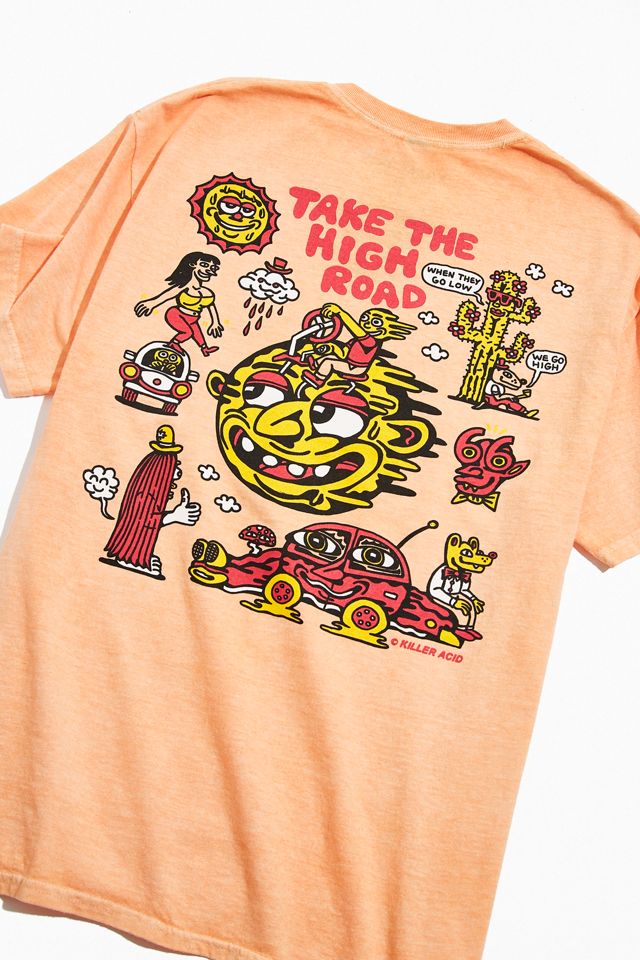 Killer Acid Take The High Tee | Urban Outfitters