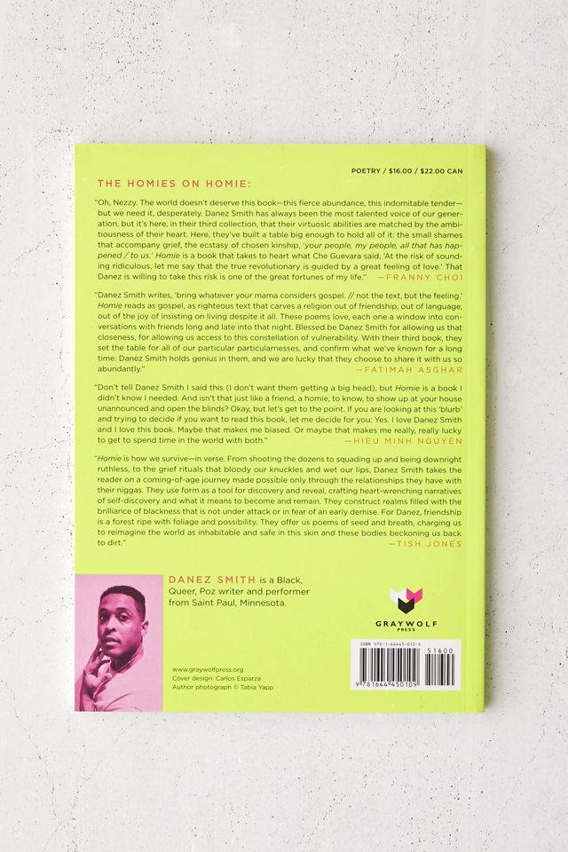 Homie: Poems By Danez Smith | Urban Outfitters