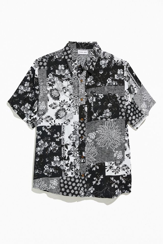 Raga Man Patchwork Button-Down Shirt | Urban Outfitters Canada