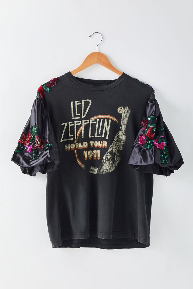 Vintage Led Zeppelin Sequin Music Tee | Urban Outfitters