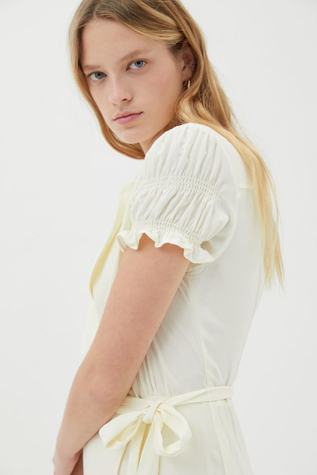 UO Spring Day Midi Wrap Dress | Urban Outfitters