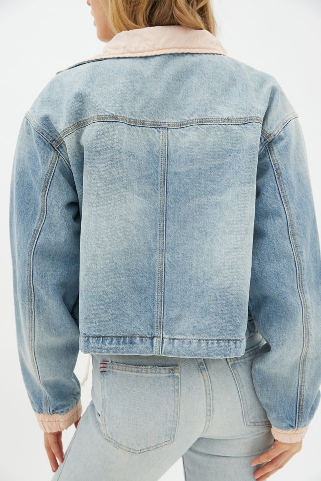 BDG Denise Contrast Denim Jacket | Urban Outfitters