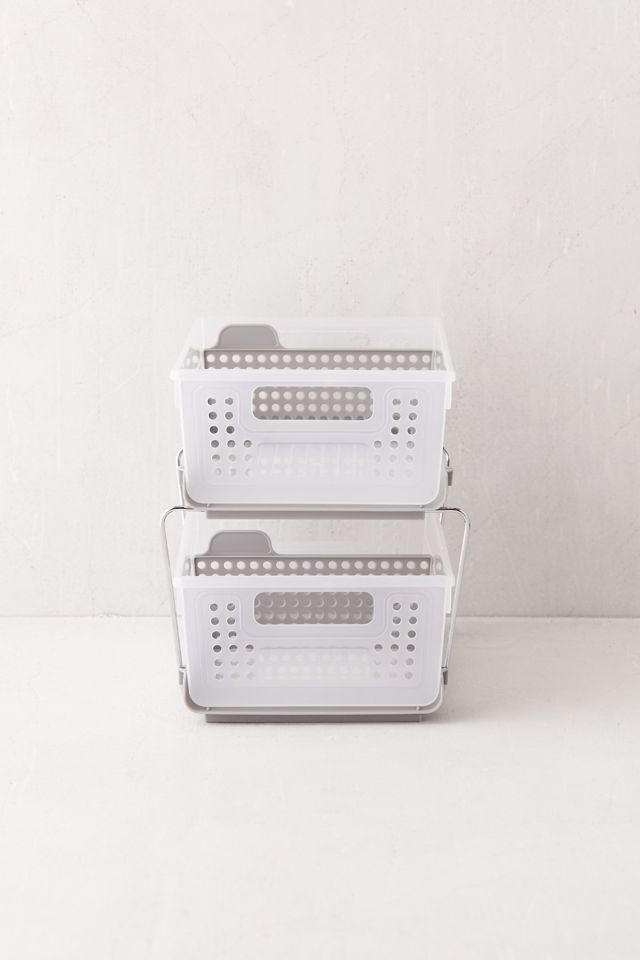 Modern 2-Tier Storage Bin | Urban Outfitters