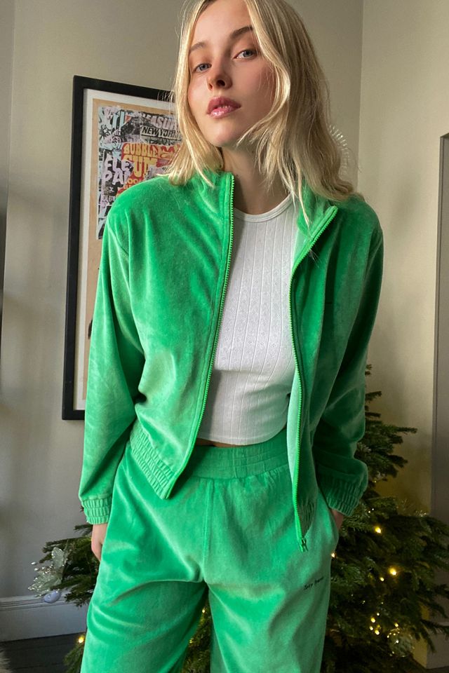 iets frans… Velour Zip-Front Jacket | Urban Outfitters iets frans… Velour Zip-Front Jacket | Urban Outfitters