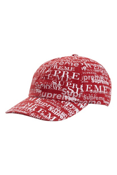 Supreme Logo Pattern 6-Panel | Urban Outfitters