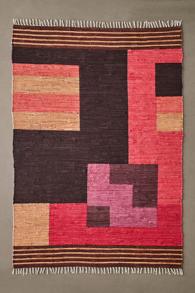 Rosie Printed Rag Rug | Urban Outfitters Canada