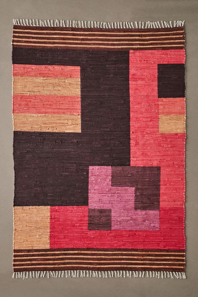 Rosie Printed Rag Rug | Urban Outfitters Canada