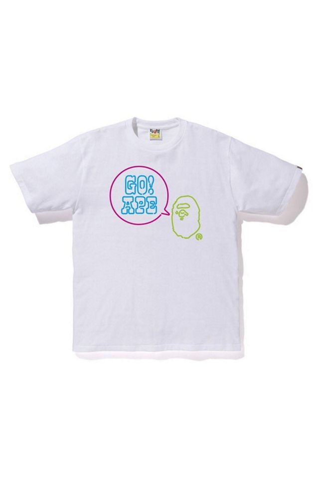 BAPE Neon Sign Go Ape Tee | Urban Outfitters