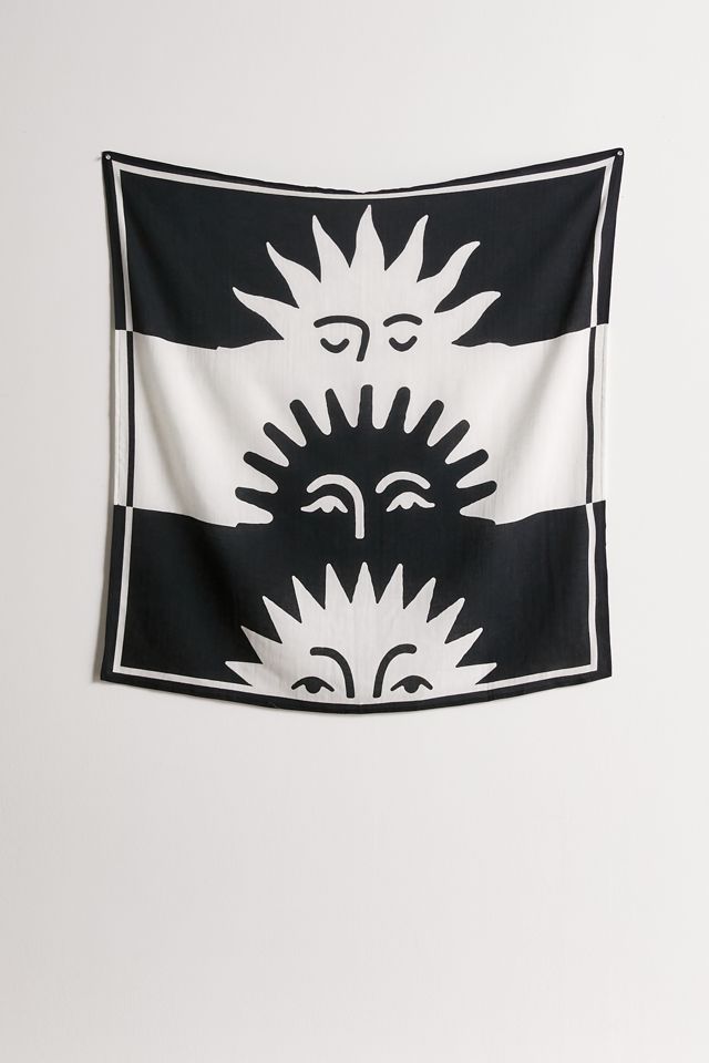 Stacked Sun Linen Blend Tapestry | Urban Outfitters